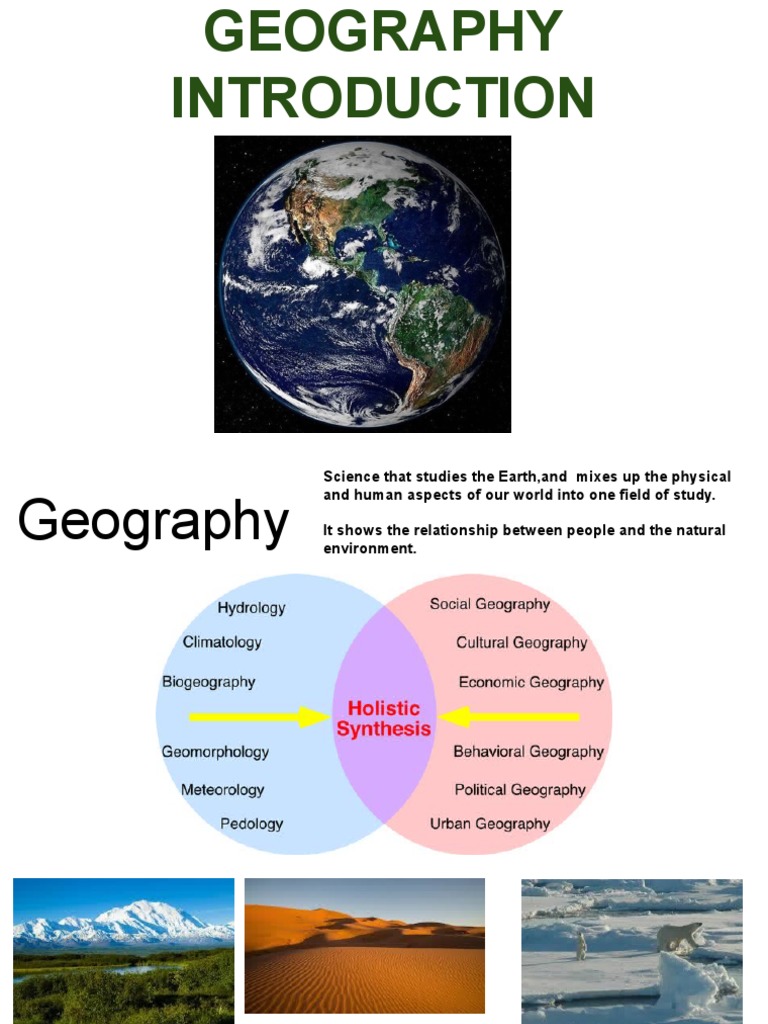 GEOGRAPHY INTRODUCTION Angela Salzedo | PDF