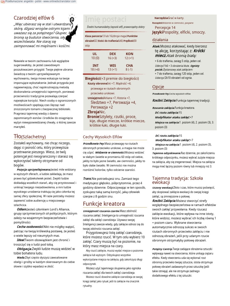 High Elf Wizard 6.en - PL | PDF