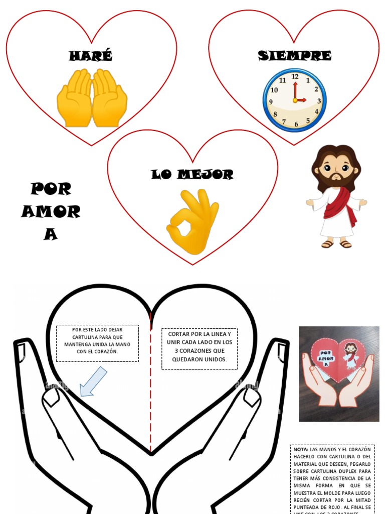MANUALIDAD Del Voto de Manos | PDF | Relaciones personales, crianza y ...