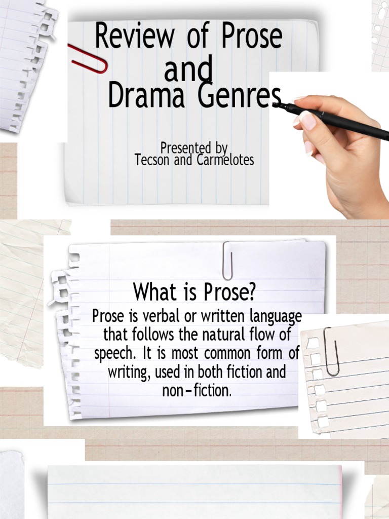 PinakaFinal Review of Prose and Drama Genres | PDF | Poetry | Prose
