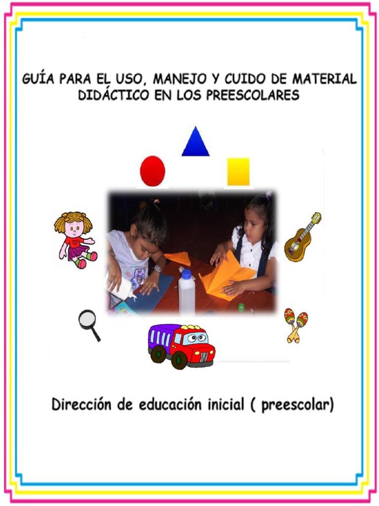 Guía para Uso Manejo y Cuido de Material Didáctico Última Versión | PDF | Educación de la ...