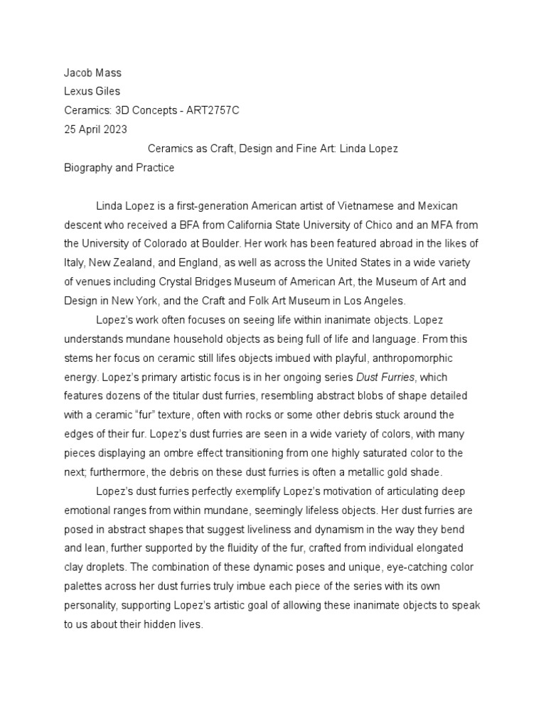 Ceramics Research Paper | PDF