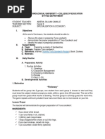 Rubric For Salad Dessert Making | PDF | Food And Drink | Foods