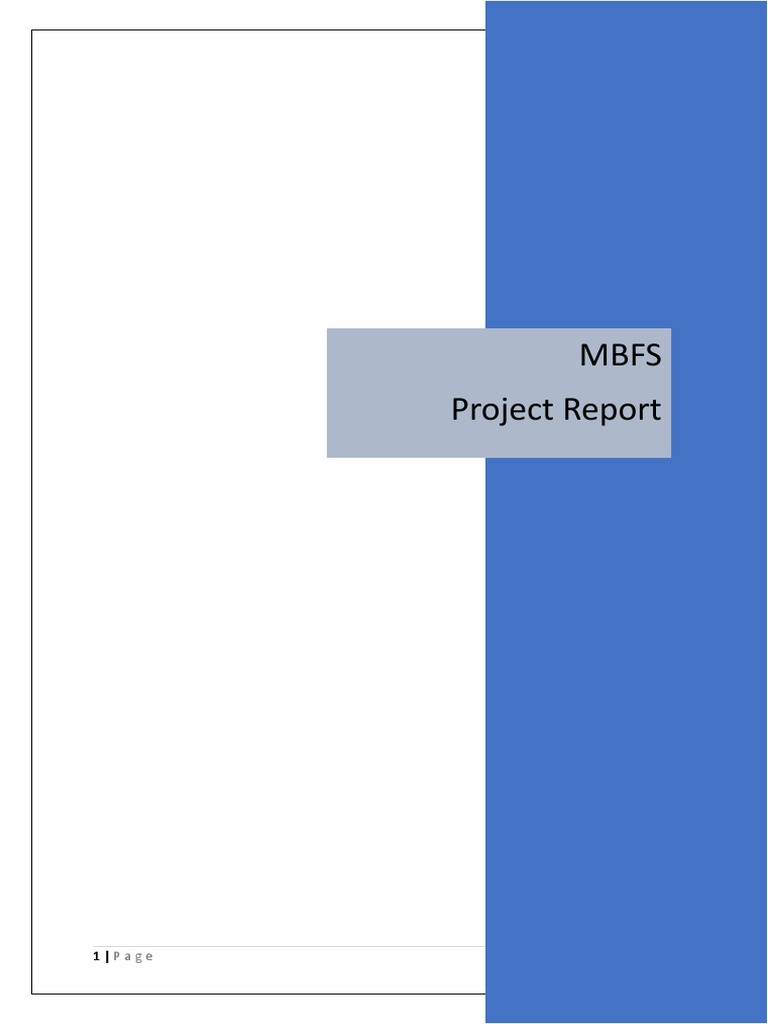 RMB Project Report | PDF