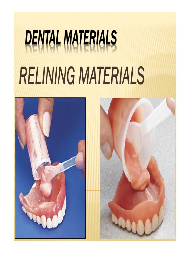 محاضرة بغداد relining and rebasing⁩ | PDF | Dentures | Abrasive