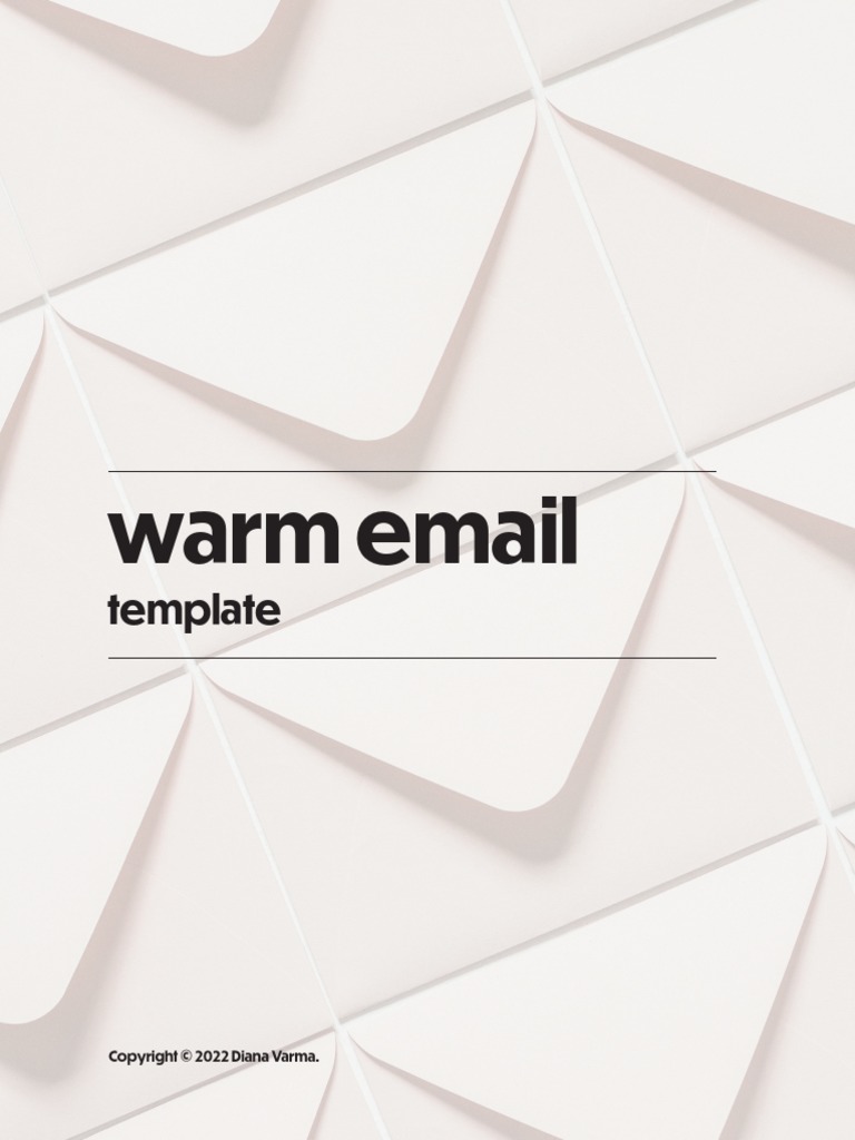 U4 - 01 - Warm Email Template | PDF | Social Media | Popular Culture ...