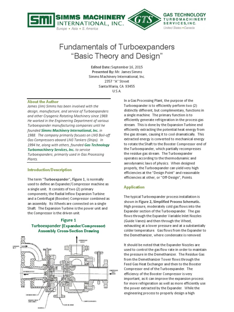 Turboexpander Design and Principles | PDF | Physical Sciences | Chemistry
