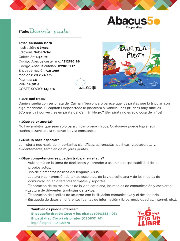 Daniela Pirata: El Pequeño Dragón Coco y Los Piratas (0908554.03) El Petit Drac Coco I Els ...