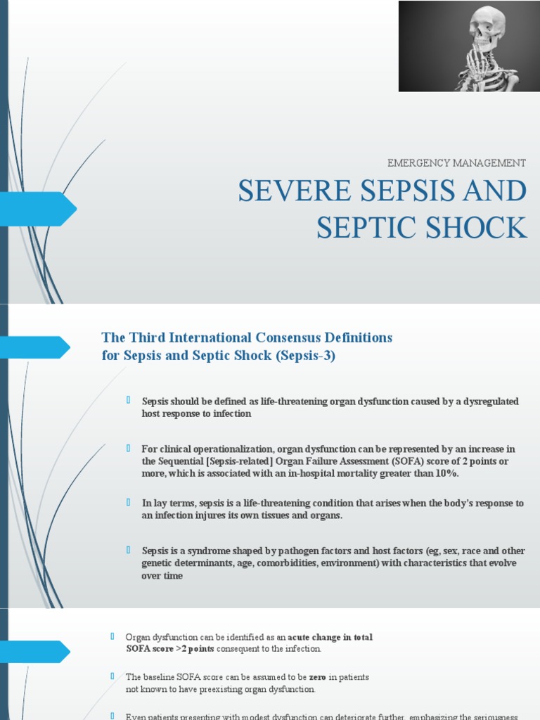 Severe Sepsis And Septic Shock Pdf Sepsis Shock Circulatory