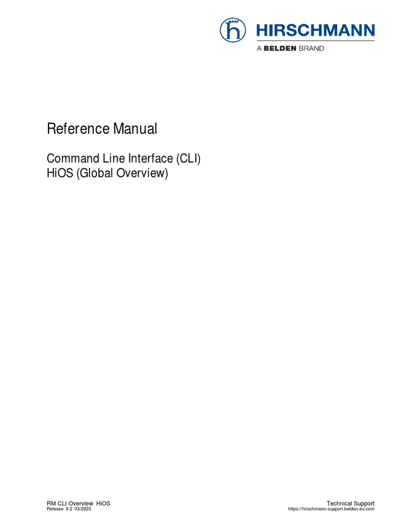 RM CLI HiOS-09200 Overview en | PDF | Domain Name System | Computer Science