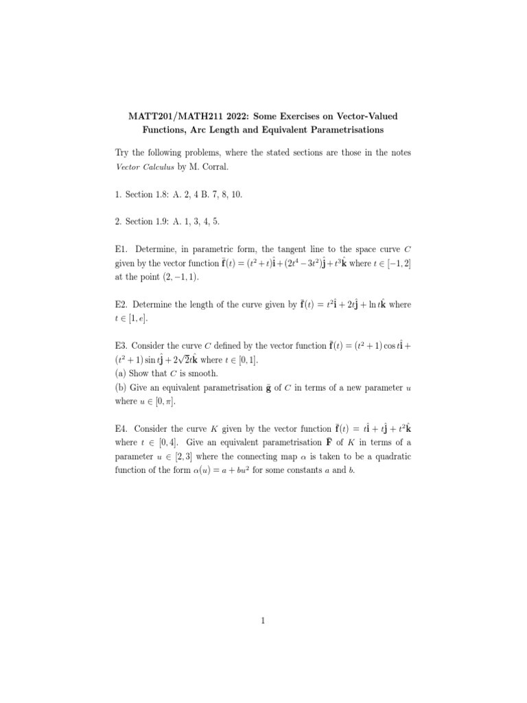 Exercises Week 3 | PDF