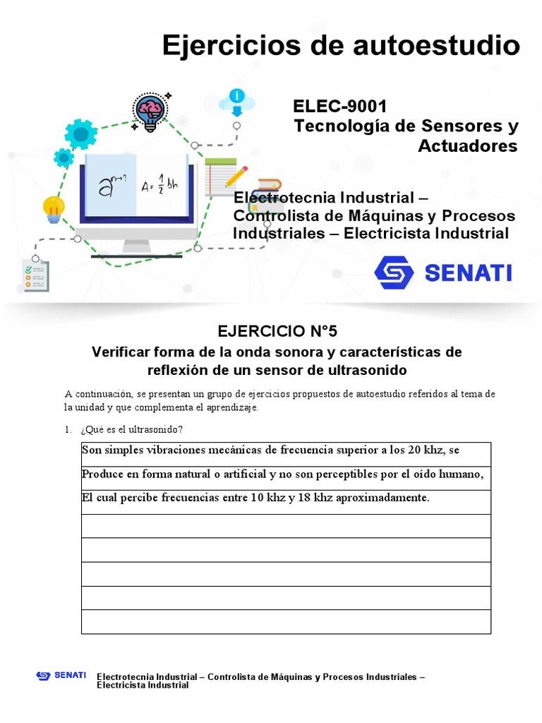 Ejercicios 6 | PDF | Ultrasonido | Electricidad