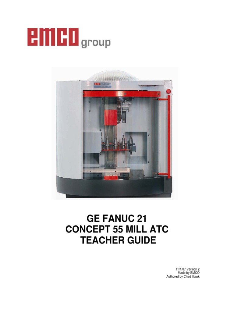 Concept Mill 55 Fanuc 21 ATC Step by Step | PDF | Cursor (User ...