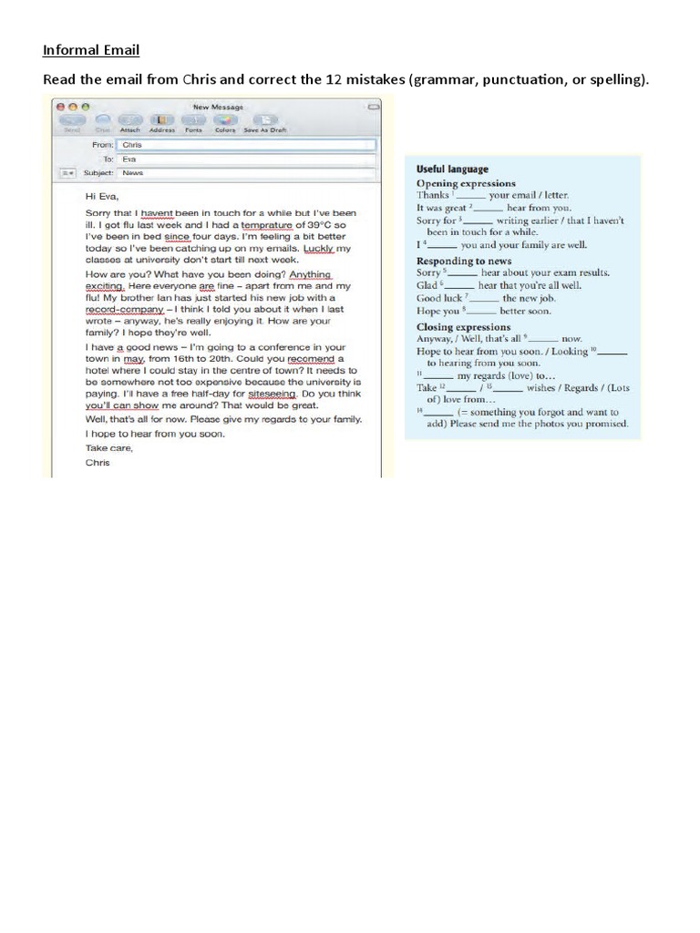 Formal and informal email writing | PDF