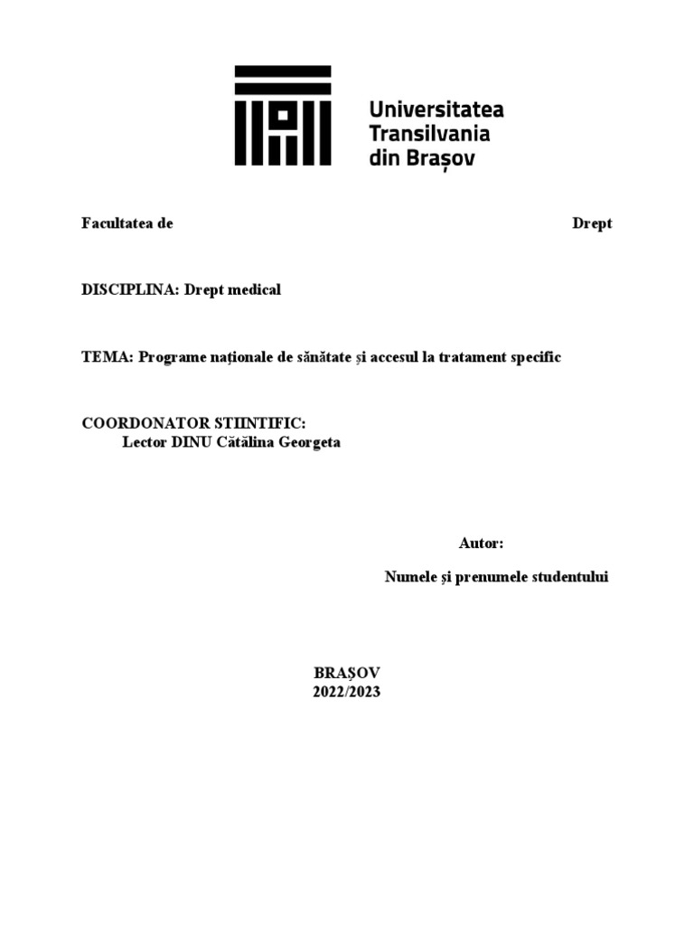 Referat DR MEDICAL | PDF