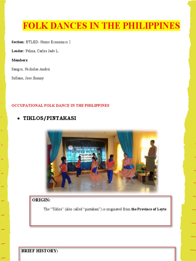 Philippine Folk Dances | PDF | Dances | Entertainment