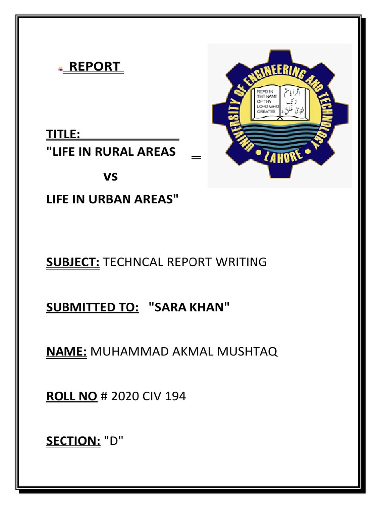 Urban vs Rural: A Comparative Study | PDF | Business