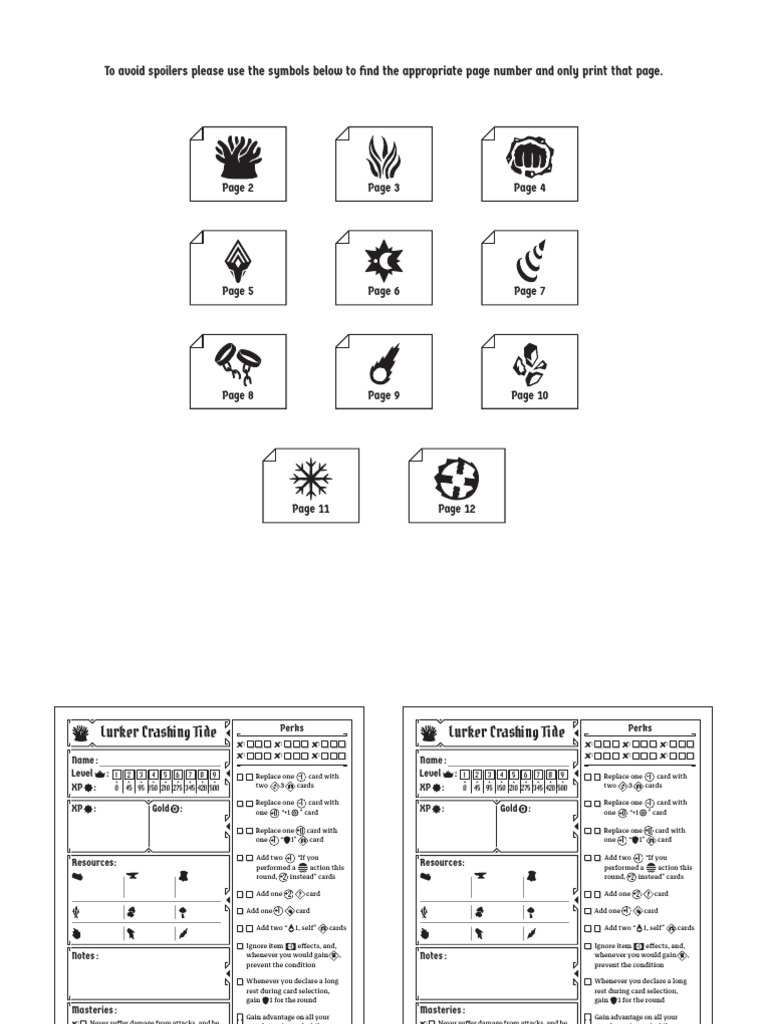 To Avoid Spoilers Please Use The Symbols Below To Find The Appropriate ...