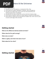 Science Form 3 - Chapter 9 (Sun and Galaxies) | PDF | Stars | Supernova