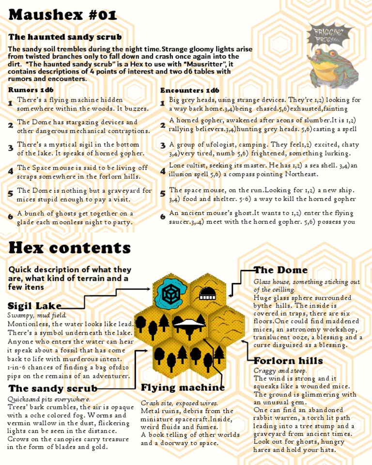 Maushex - 01 - The Haunted Sandy Scrub - Digital - PDF | PDF | Social ...