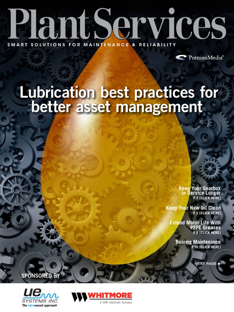 Lubrication Best Practices For Better Asset Management | PDF | Bearing (Mechanical) | Lubricant