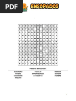 Sopa de Letras: Seguridad e Higiene | PDF