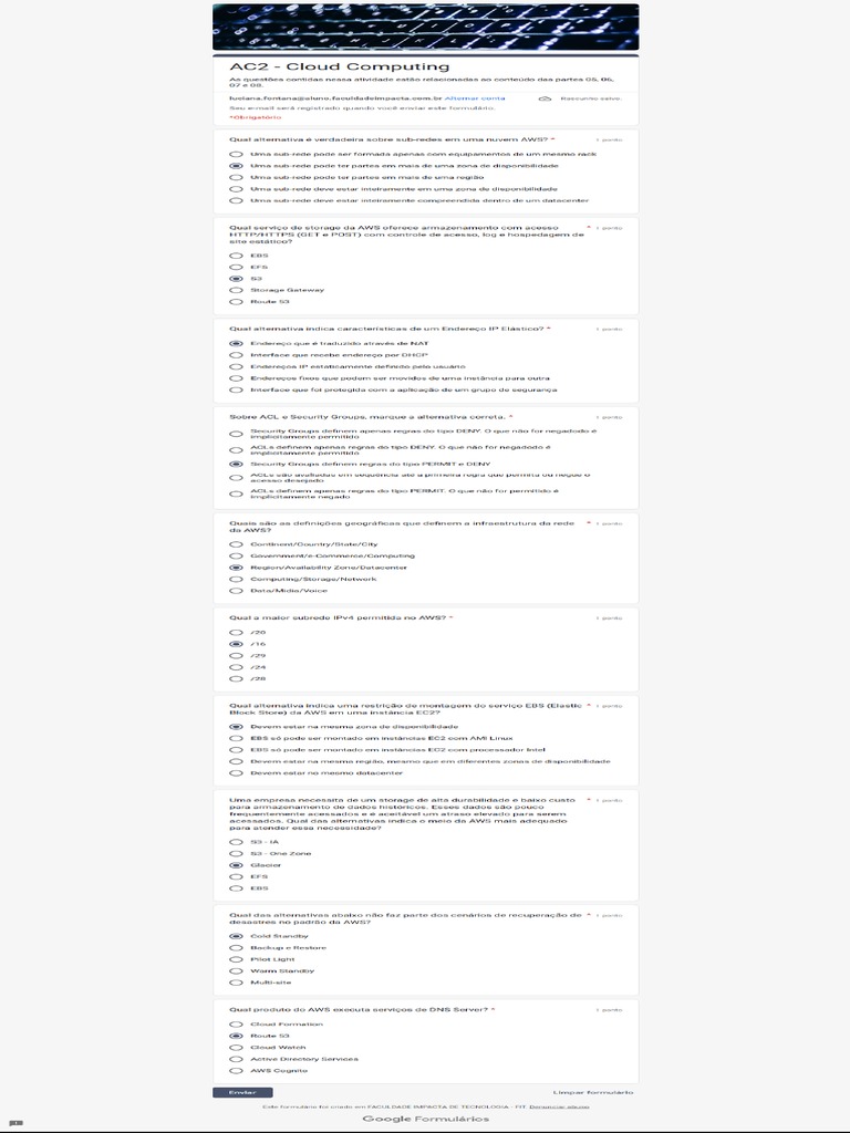 AC2 - Cloud Computing | PDF