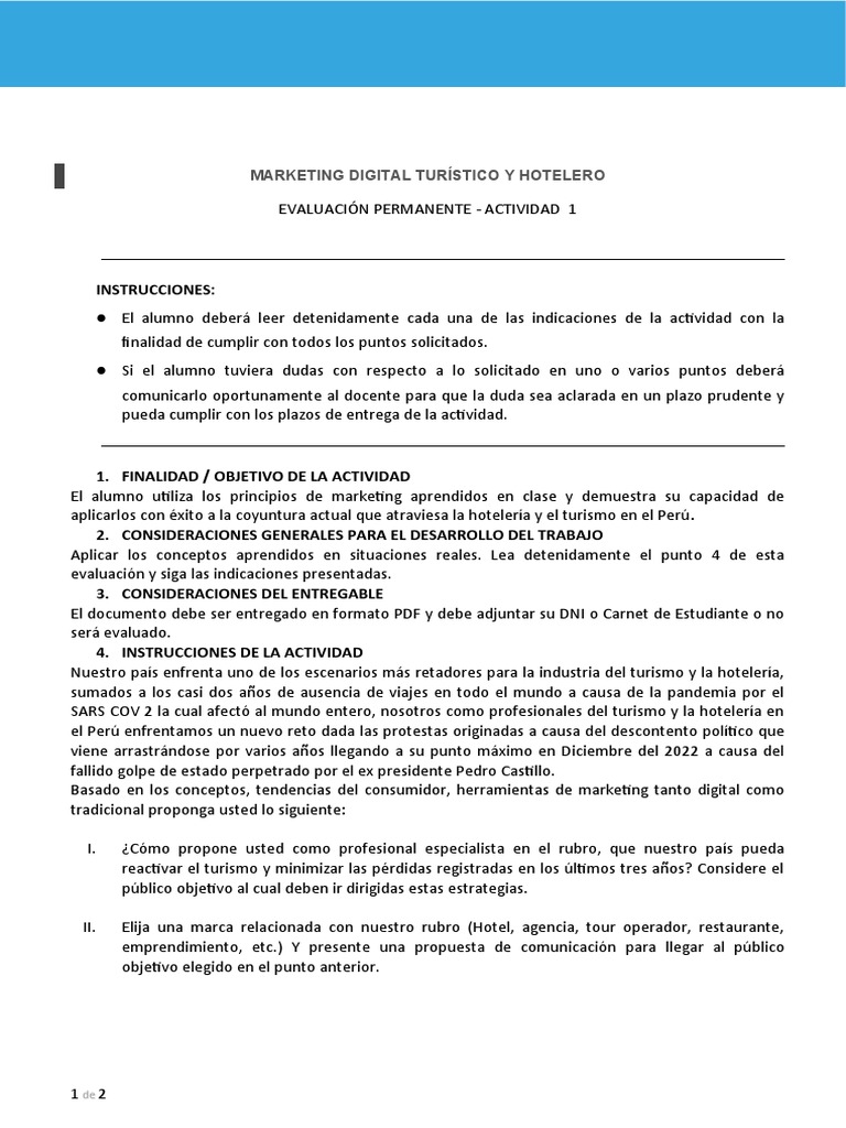 Ep 1 | PDF | Turismo | Marketing