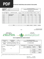 Déclaration Trimestrielle Des Salaires - CNSS | PDF