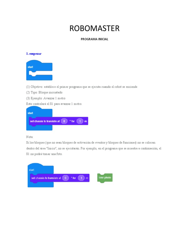Guias Robomaster | PDF | Rotación | Eje