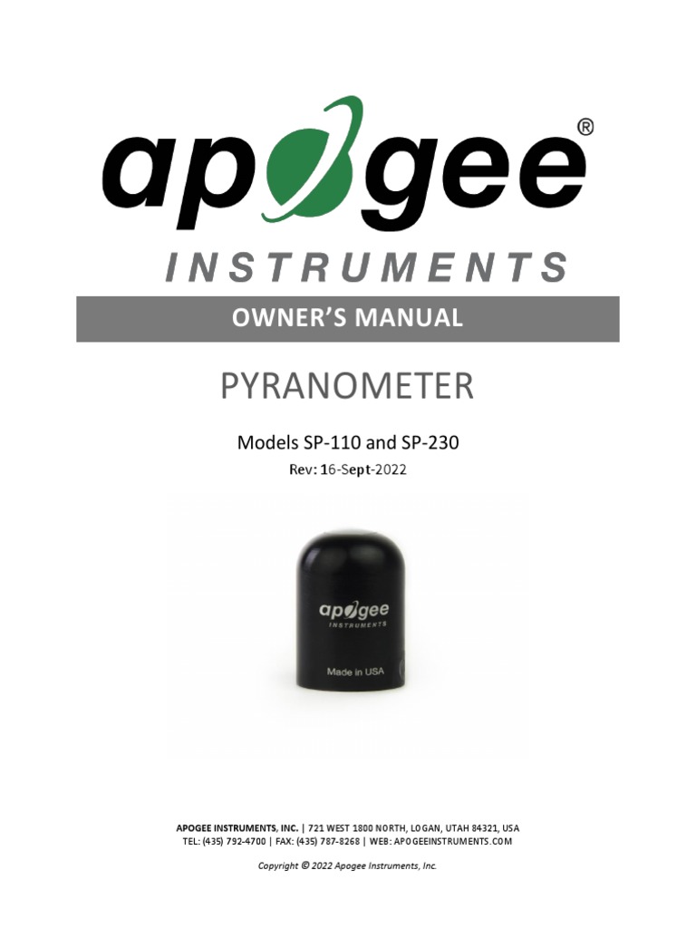 SP 110 Manual | PDF | Electrical Connector | Physical Sciences