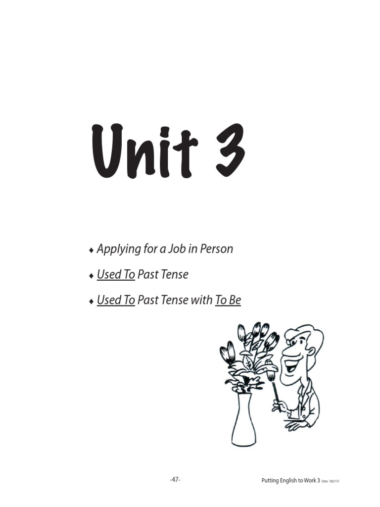 PETW3 Workbook Unit 3 | PDF | Grammatical Tense | English Language