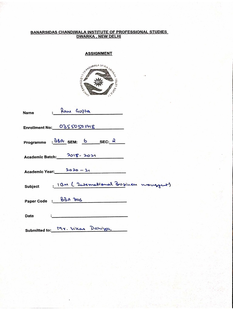 Ibm Assignment | PDF