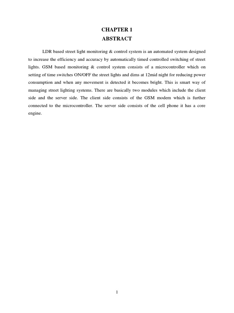 5.LDR Based Highways Road Light Failed Intimation Using GSM | PDF ...