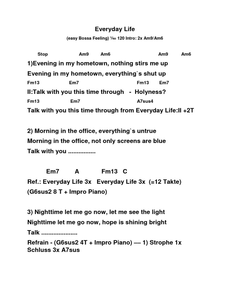 Everyday Life | PDF