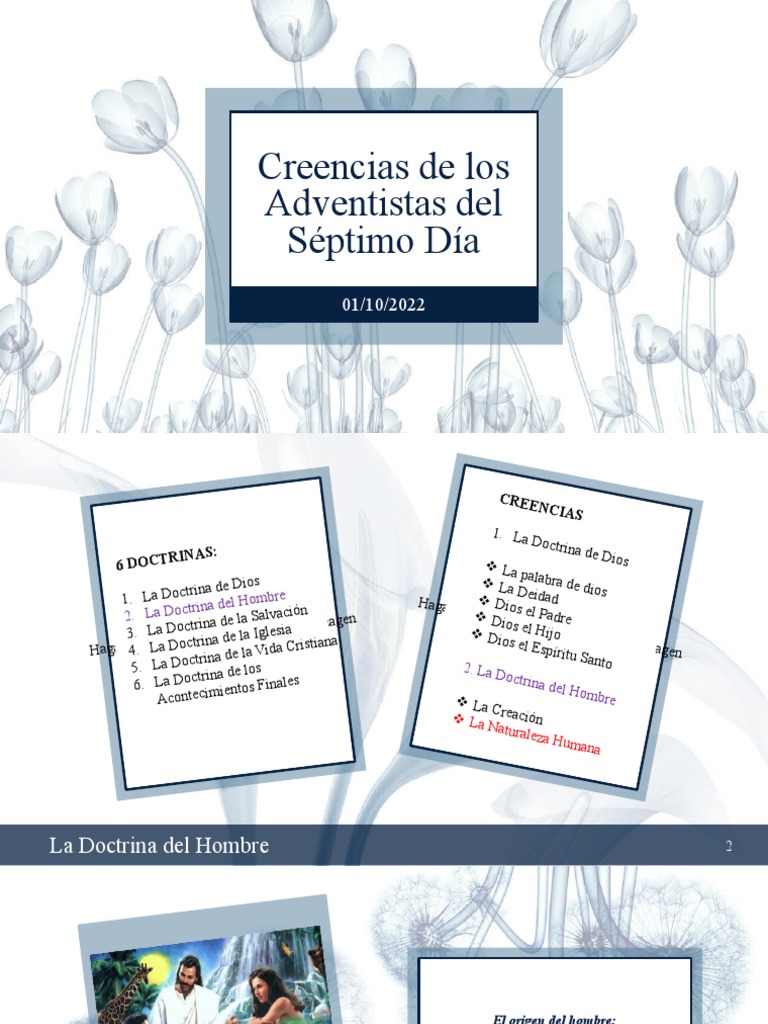 Creencias Adventistas: Doctrina del Hombre | PDF | Religiones religiosas | Doctrina