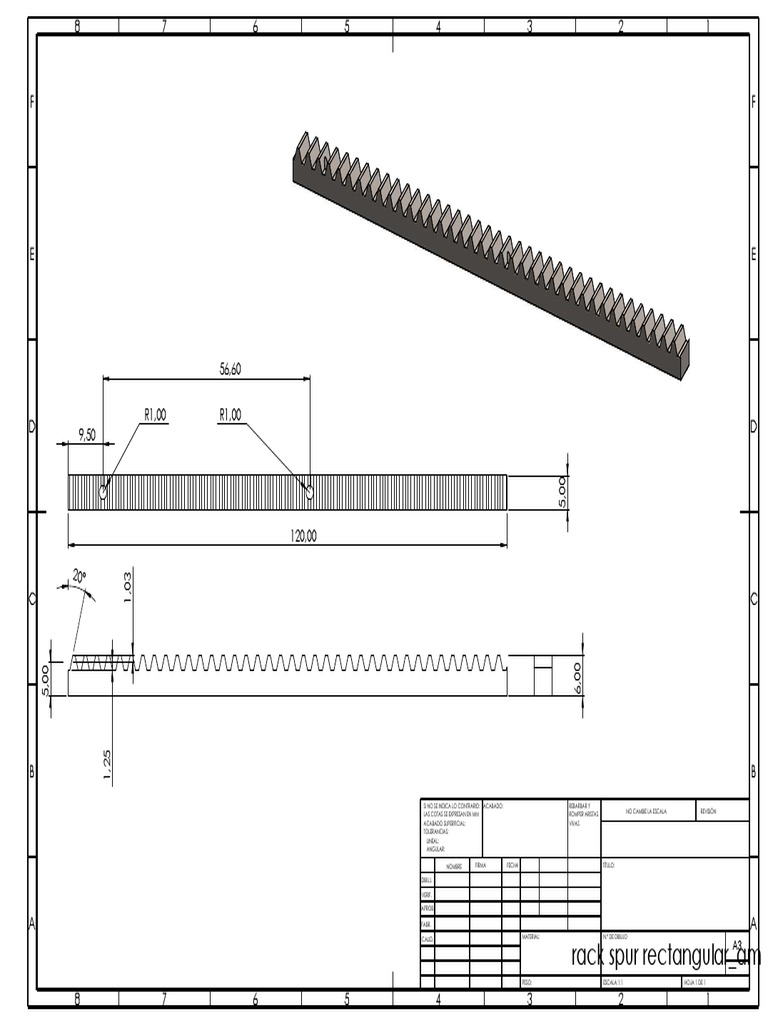 Rack Spur Rectangular - Am - Shee | PDF