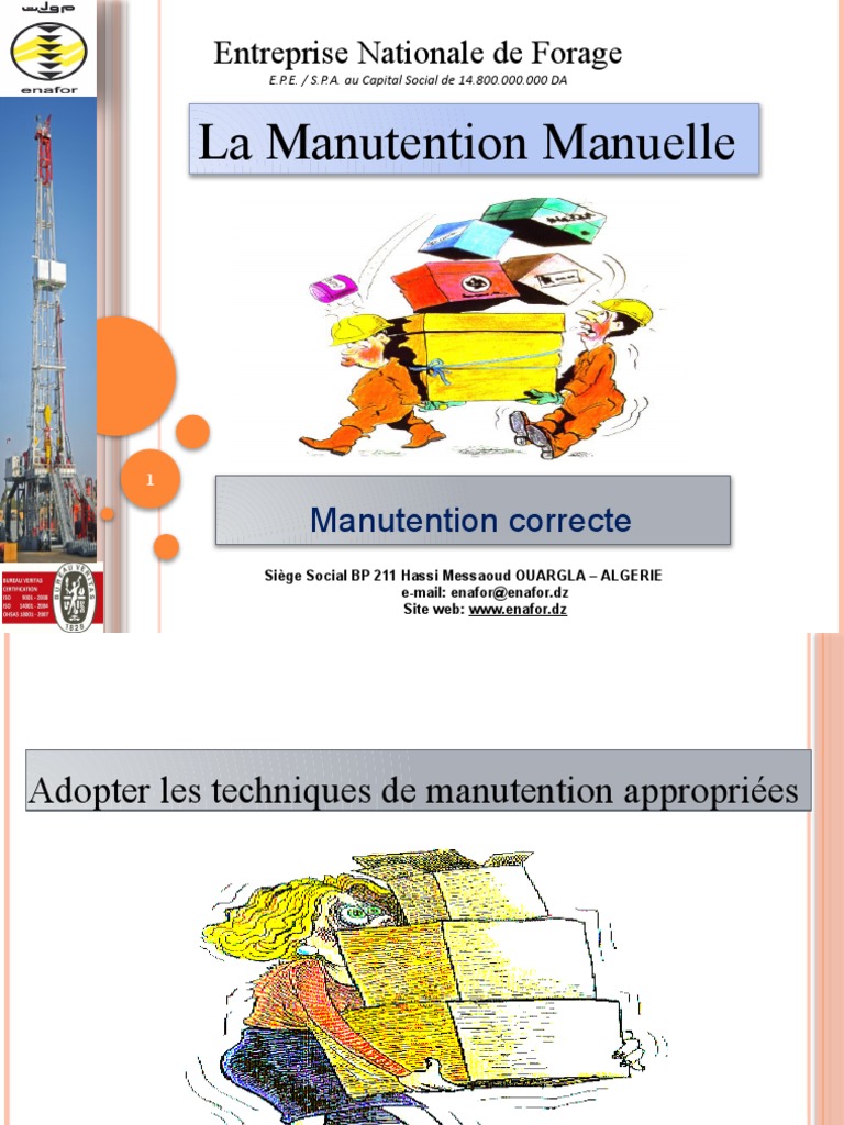 Manutention Manuelle Modile 3 | PDF | Bien-être