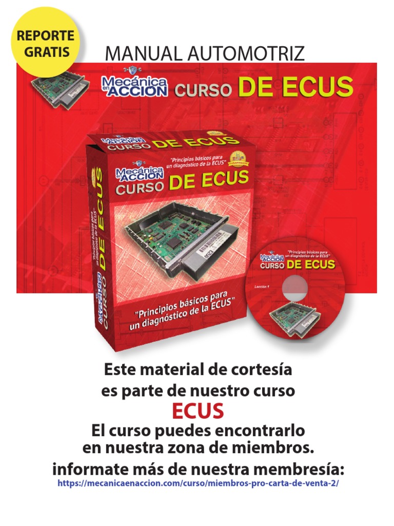 Curso Reparacion Ecus | PDF | Diodo emisor de luz | Corriente eléctrica