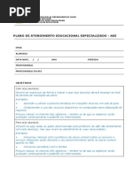 Modelo PDI Plano de Desenvolvimento Individual | PDF | Educação ...
