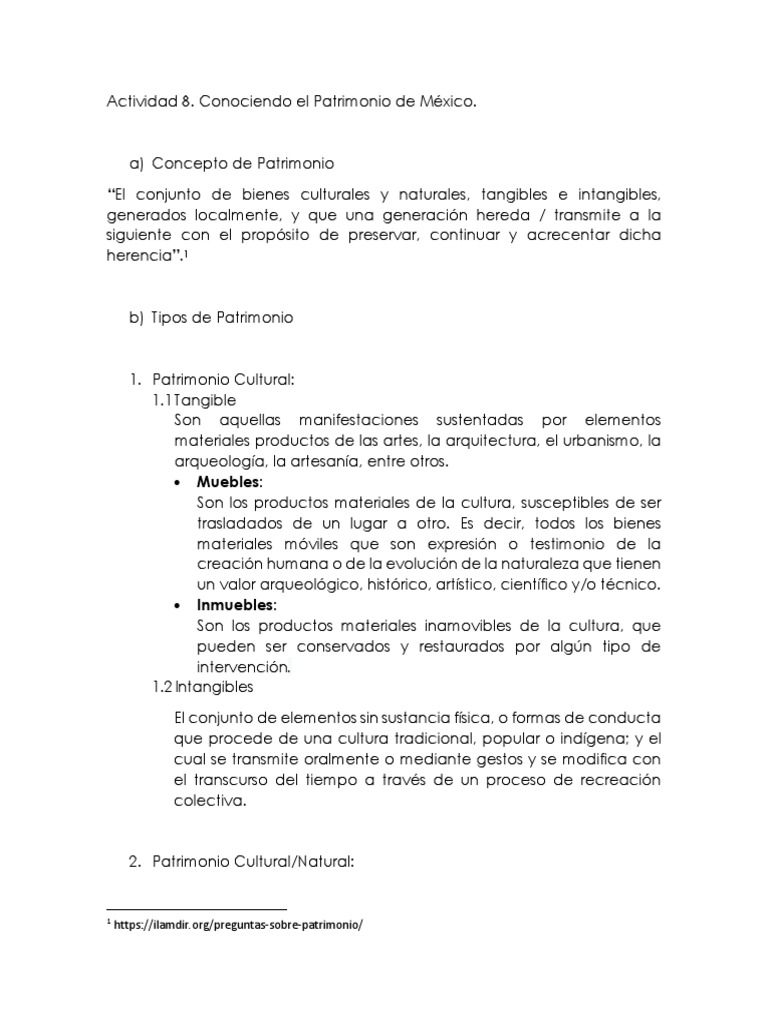 Patrimonio | PDF | Patrimonio cultural | Patrimonio de la Humanidad