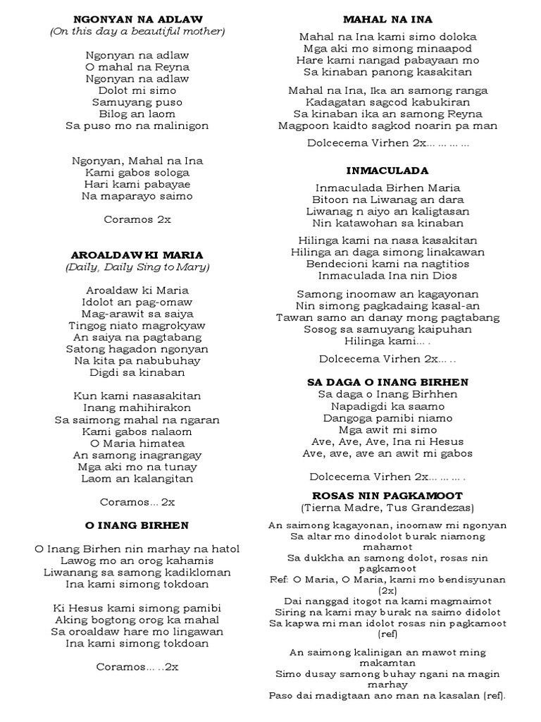 Ngonyan Na Adlaw | PDF