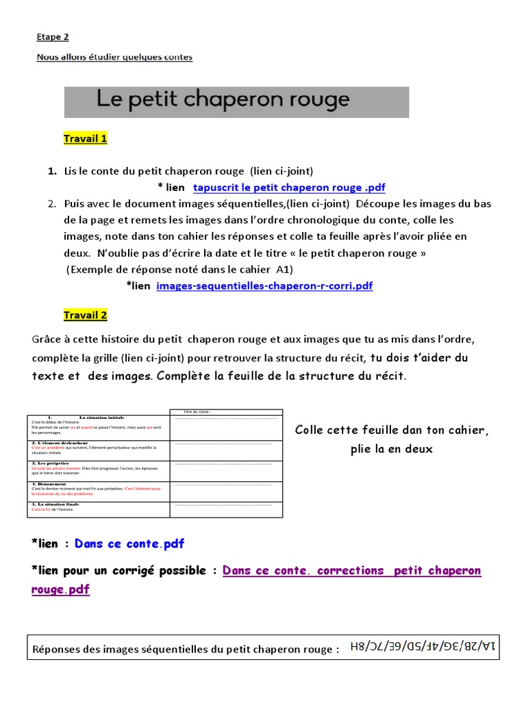Le Petit Chaperon Rouge | PDF