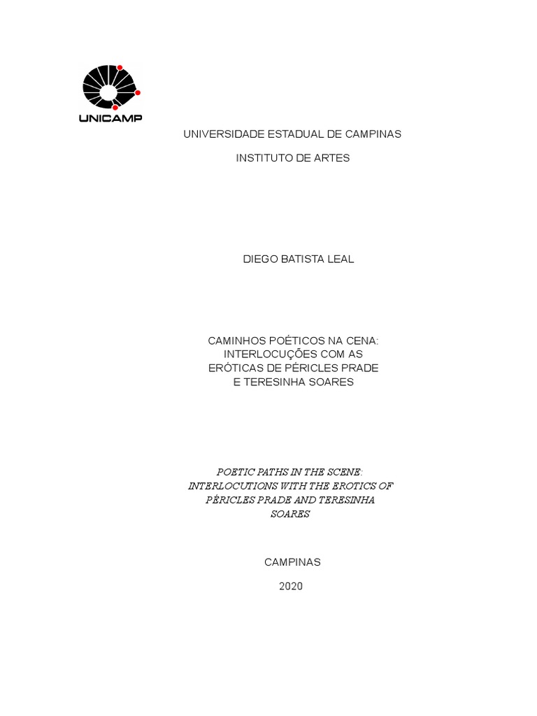 Leal DiegoBatista M | PDF | Amor | Dionísio