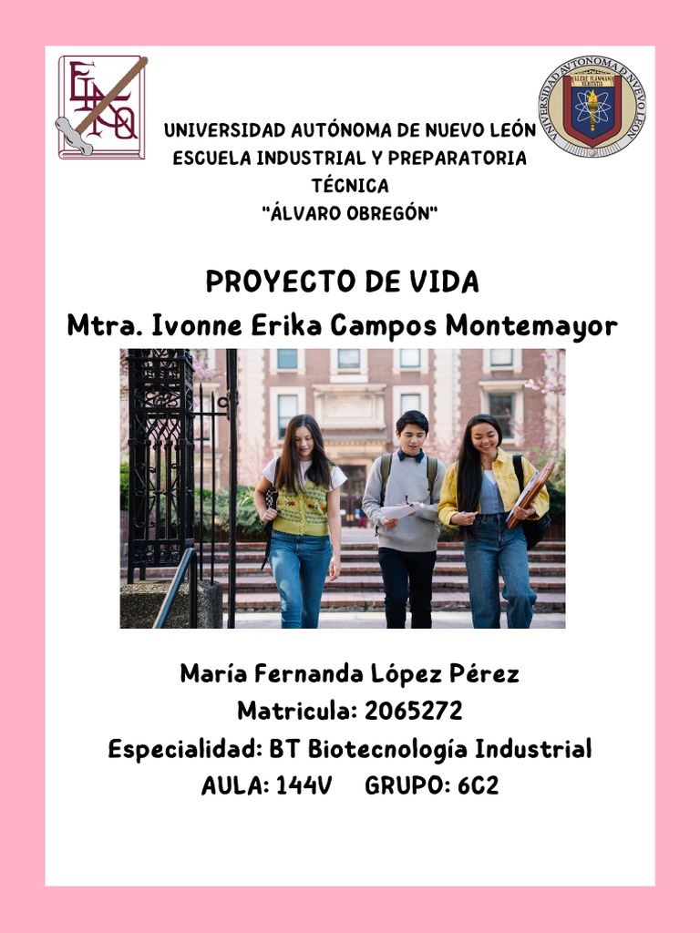Proyecto de Vida Mtra. Ivonne Erika Campos Montemayor | PDF