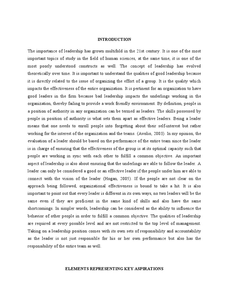 Leadership Final Draft | Download Free PDF | Leadership | Power (Social ...