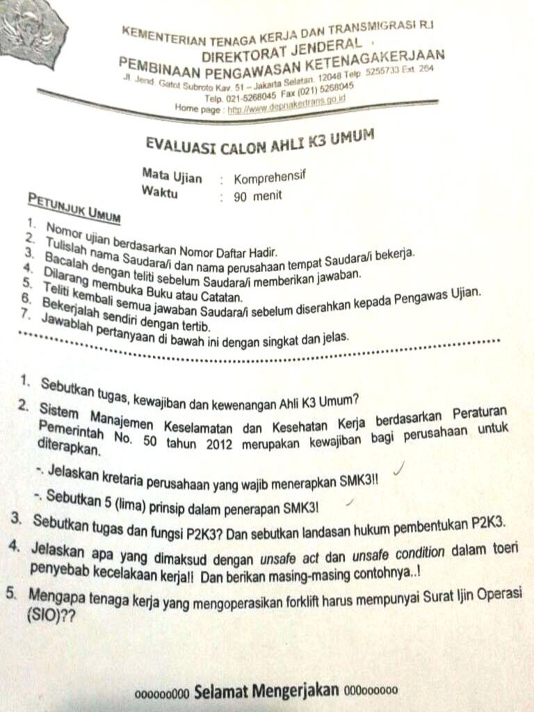 Contoh Soal Esay & Study Kasus | PDF