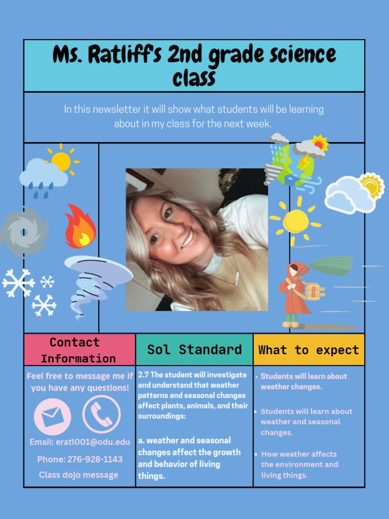 Parent Newsletter - Emily Ratliff | PDF | Weather | Wound