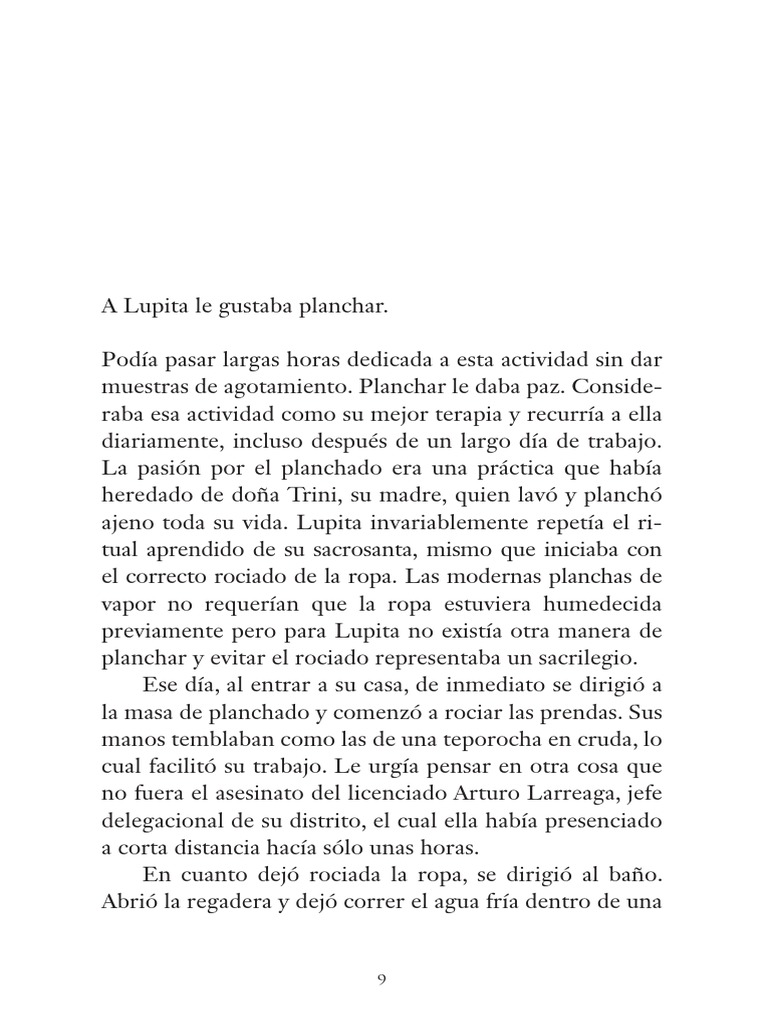 A Lupita Le Gustaba Planchar | PDF