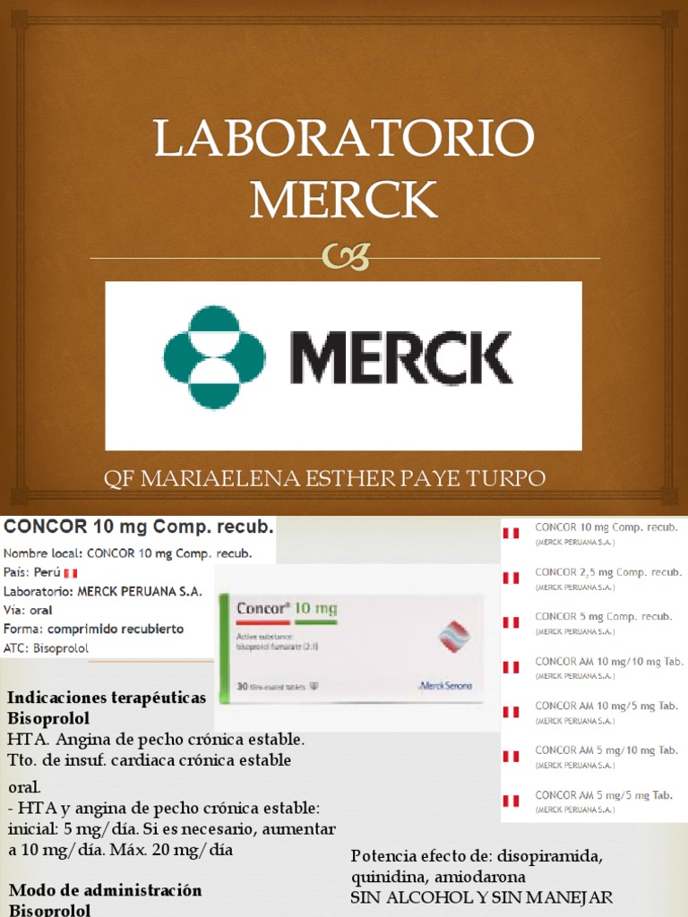 Laboratorio Merck | PDF